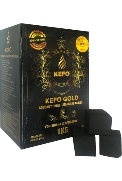 Kefo Gold 1 kg Nargile Kömürü Kefo Gold 1 kg Nargile Kömürü