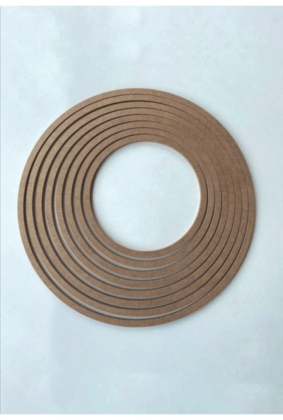 Walldeco Ham Mdf 8'li Vidasız Kasnak Ham Mdf