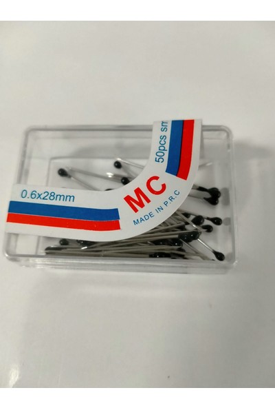 MC Siyah Başlı Toplu İğne 50'li MC Siyah Başlı Toplu İğne 50'li