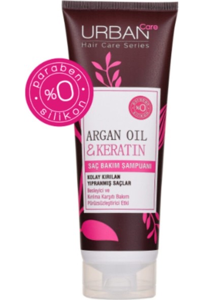 Urban Care Argan Yağı&keratin Içeren, Besleyici Kırılma Karşıtı Saç Bakım Şampuanı 250 ml Urban Care Argan Yağı&keratin Içeren, Besleyici Kırılma Karşıtı Saç Bakım Şampuanı 250 ml