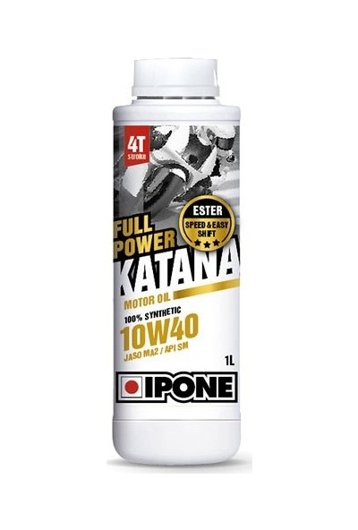 Ipone Ipone Full Power Katana / (10W40) 4T Esterli %100 Sentetik Performans Motor Yağı (1L) Ipone Ipone Full Power Katana / (10W40) 4T Esterli %100 Sentetik Performans Motor Yağı (1L)
