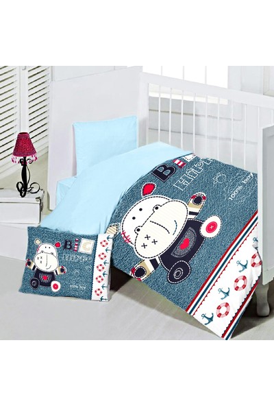 Maxstyle Big Hippo Bebek Nevresim Takımı Maxstyle Big Hippo Bebek Nevresim Takımı