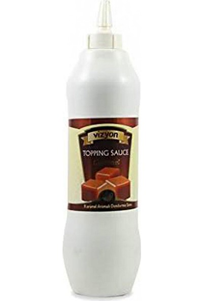 Vizyon Karamel Topping Dondurma Sosu 1 kg Vizyon Karamel Topping Dondurma Sosu 1 kg