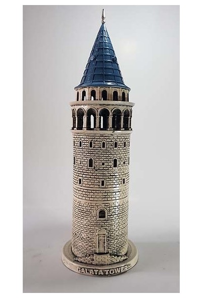 Hediye Seviyorum Galata Kulesi Biblo Bej Büyük 41CM Hediye Seviyorum Galata Kulesi Biblo Bej Büyük 41CM