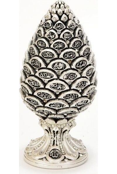 Hediye Seviyorum Kozalak Biblo Bej Az Taşlı Kristal