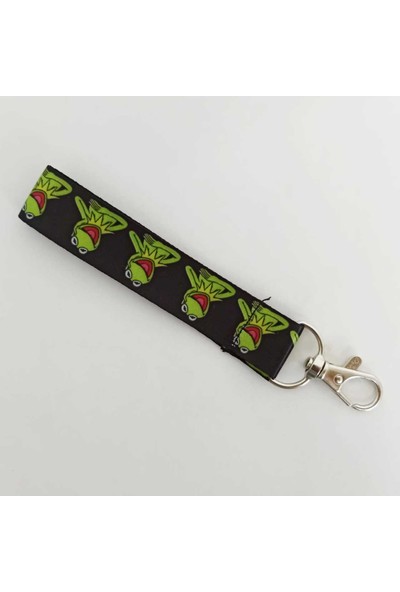 Makko Polo Kermit Siyah Bez Anahtarlık Makko Polo Kermit Siyah Bez Anahtarlık