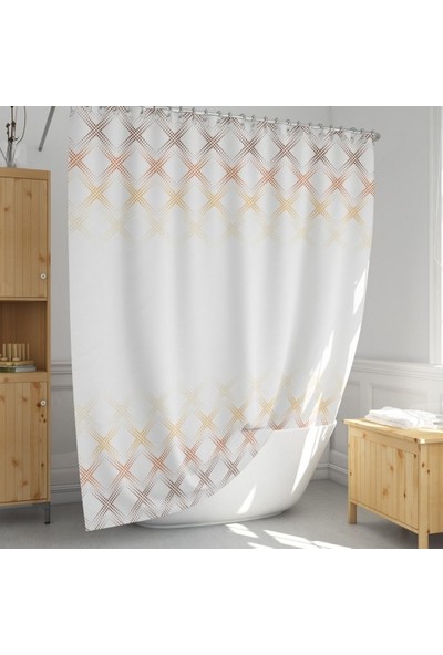 Evdy 4644 Model Çift Kanat 2 x 100 x 200 cm Duş Perdesi