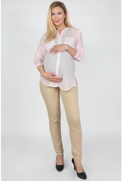 Balins 5 Cepli Hamile Pantolon Bej