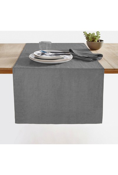 Dekorinyo Düz Renk Dekoratif Runner Örtü 40 x 140 cm