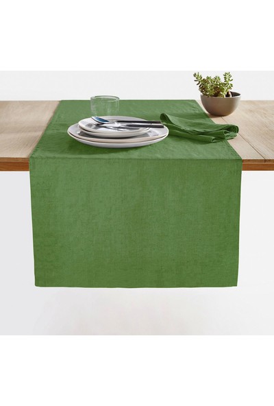 Dekorinyo Düz Renk Dekoratif Runner Örtü 40 x 140 cm