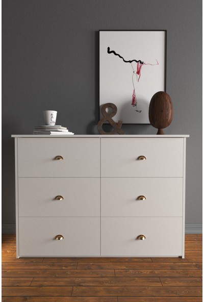 Mobu Concept 6 Çekmeceli Şifonyer Mobu Concept 6 Çekmeceli Şifonyer