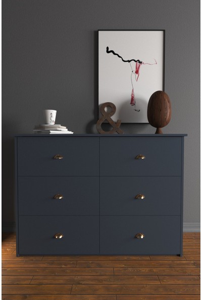 Mobu Concept 6 Çekmeceli Şifonyer Mobu Concept 6 Çekmeceli Şifonyer