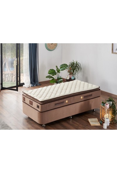 Niron W. Cotton Pedli Yatak Pamuk Kumaş Orta Sert 80 x 180 cm Tek Kişilik Yaylı Kuş Tüyü Süngerli Yatak Niron W. Cotton Pedli Yatak Pamuk Kumaş Orta Sert 80 x 180 cm Tek Kişilik Yaylı Kuş Tüyü Süngerli Yatak