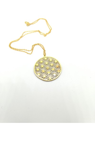 Ineffable Jewelry Yaşam Çiçeği Gümüş Kolye