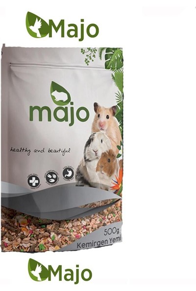 Majo Ginepig, Tavşan, Hamster Kemirgen Yemi 500 gr Majo Ginepig, Tavşan, Hamster Kemirgen Yemi 500 gr