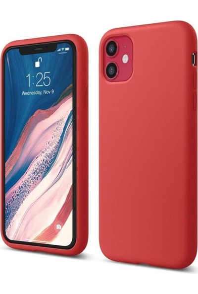 Atalay Apple iPhone 11 Lansman Silikon Kılıf Kırmızı Atalay Apple iPhone 11 Lansman Silikon Kılıf Kırmızı
