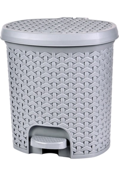 Hobby Life Rattan Pedallı Çöp Kovası 5,5 Lt No 1