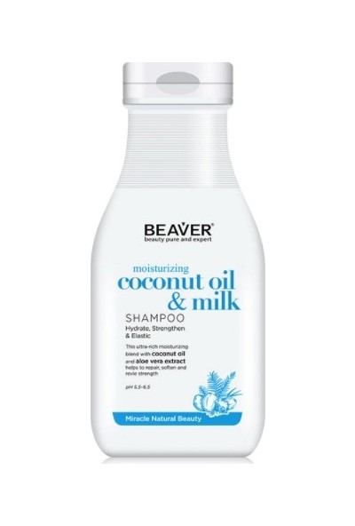 Beaver Coconut Oil Milk Moisturizing Şampuan 350 ml