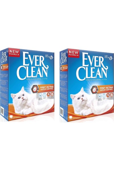 Ever Clean Fast Acting (Hızlı Topaklanma) Kedi Kum 10 Lt x 2 Adet Ever Clean Fast Acting (Hızlı Topaklanma) Kedi Kum 10 Lt x 2 Adet
