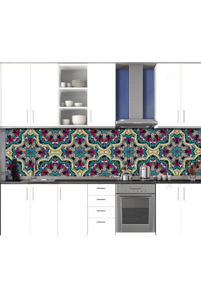 Sevdekor Mutfak Tezgah Arası Çini Model Folyo Sevdekor Mutfak Tezgah Arası Çini Model Folyo