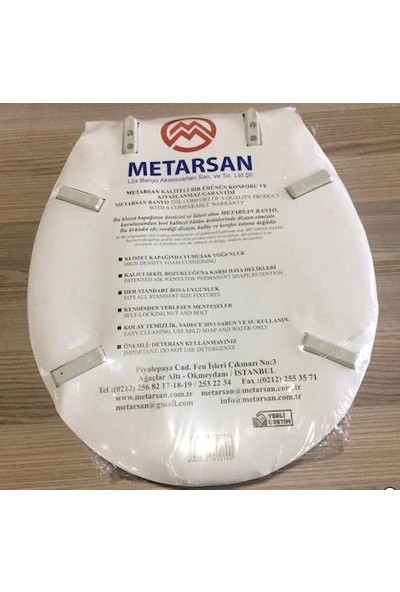 Metarsan Yumuşak Klozet Kapağı Puf