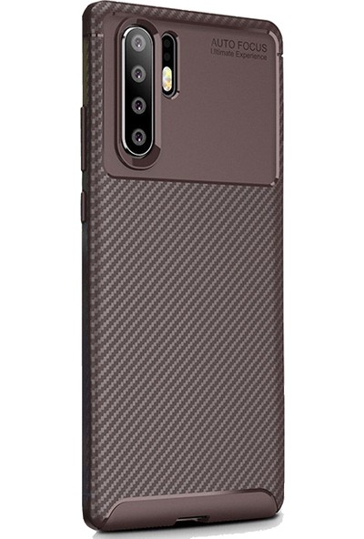 Smart Tech Huawei P30 Pro Karbon Desenli Negro Silikon Kılıf Kahverengi Smart Tech Huawei P30 Pro Karbon Desenli Negro Silikon Kılıf Kahverengi