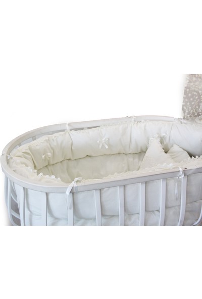 Babyen1 Sepet Beşik Pufidik Yan Koruma %100 Pamuk 60 x 120 cm
