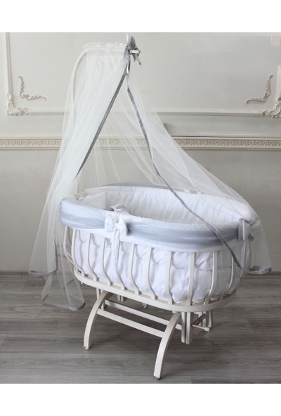 Babyen1 Gri Sepet Beşik Uyku Seti Anne Yanı %100 Organik Pamuk Babyen1 Gri Sepet Beşik Uyku Seti Anne Yanı %100 Organik Pamuk