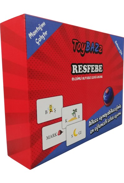 Toybazz Resfebe Resimli Alfabe Zeka Oyunu Toybazz Resfebe Resimli Alfabe Zeka Oyunu