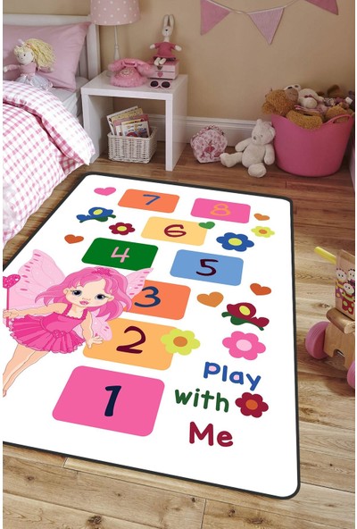 Sevdiz Halı Kaymaz Taban Çocuk Halısı KD02 Peri Kız