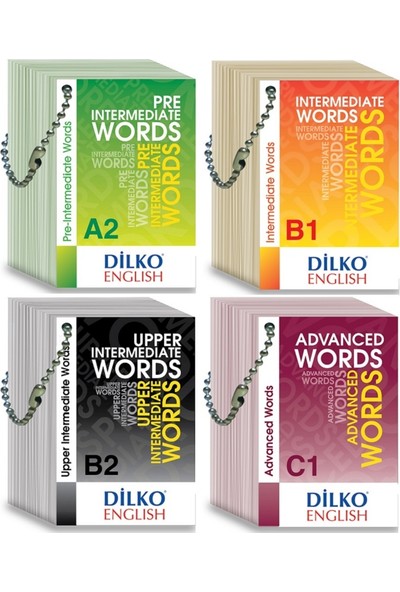 Dilko Yayıncılık Kelime Kartları A2-B1-B2-C1