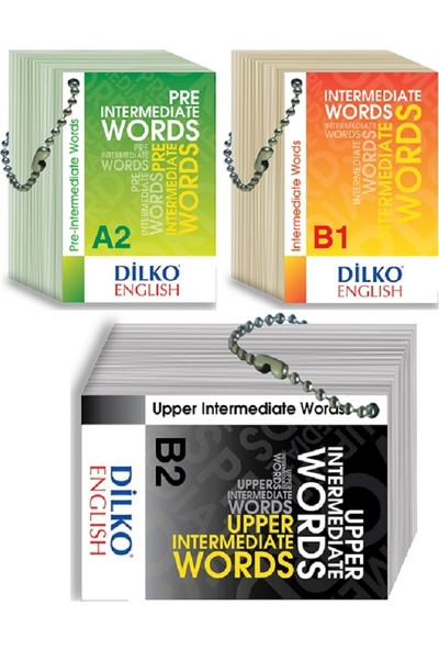 Dilko Yayıncılık Kelime Kartları A2-B1-B2