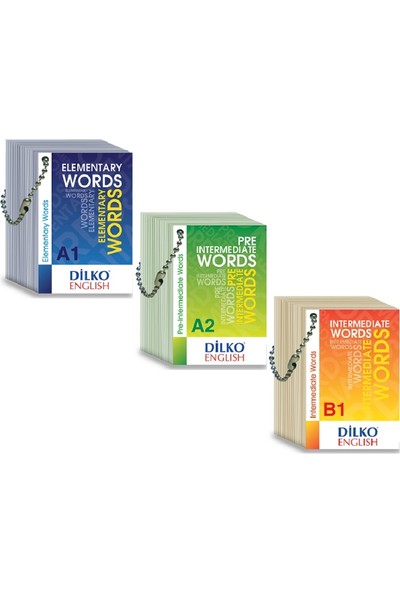 Dilko Yayıncılık Kelime Kartları A1-A2-B1