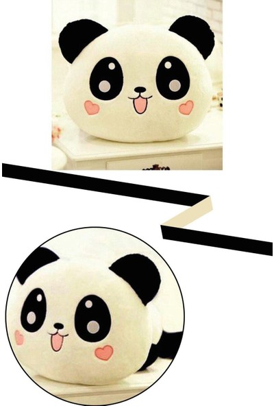 Mormela Sevimli Panda Tasarımlı Polar Yastık Mormela Sevimli Panda Tasarımlı Polar Yastık