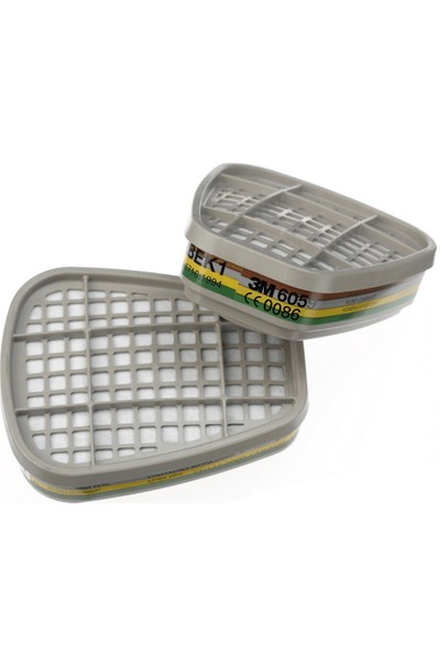 3M 6059 ABEK1 Gaz ve Buhar Filtre 2'li Paket
