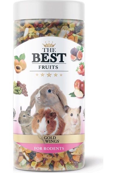 Gold Wings The Best Kemirgen Meyve Karışımı 150 gr Gold Wings The Best Kemirgen Meyve Karışımı 150 gr