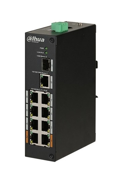 Dahua PFS3110-8ET-96 8 Port Poe Yönetilemez Metal