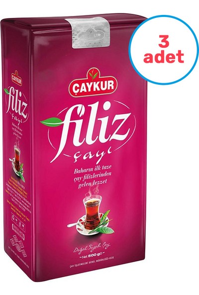 Çaykur Filiz Çay 500 gr x 3'lü