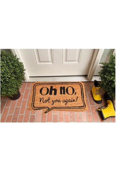 Giz Home Koko Kapı Paspası 40X60 Bej Oh No