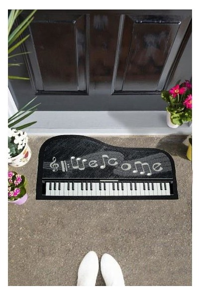 Giz Home Italyan Sempatik Kapı Paspası 40X68 Piano Forte Giz Home Italyan Sempatik Kapı Paspası 40X68 Piano Forte