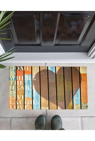 Giz Home Mozaik Kapı Paspası 45X75 8866-01 Giz Home Mozaik Kapı Paspası 45X75 8866-01