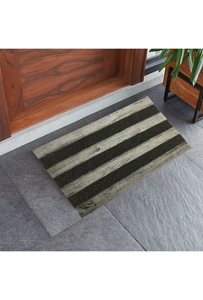 Giz Home Woody Kapı Paspası 45X75 Gri Giz Home Woody Kapı Paspası 45X75 Gri