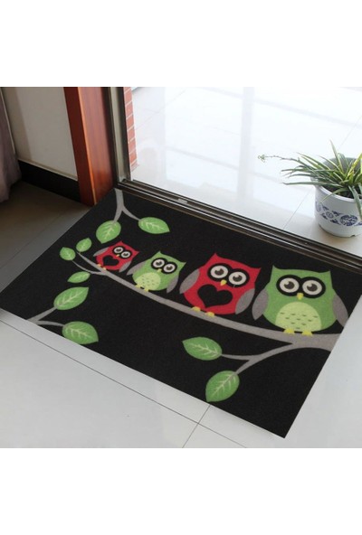 Giz Home Magic Kapı Paspası 40x60 Baykuş Ailesi Giz Home Magic Kapı Paspası 40x60 Baykuş Ailesi