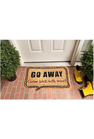 Giz Home Koko Kapı Paspası 40X60 Bej Go Away