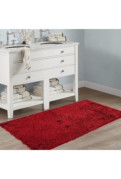 Giz Home Milano Banyo Paspası 70X120 Kırmızı