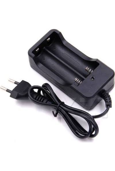 Emay Center 3.7V 18650 Pil Şarj Cihazı 2'li Lityum Batarya - Şarj Aleti