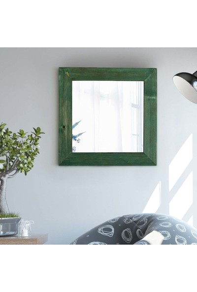 Bluecape Doğal Ağaç 58X58 cm Kare Salon Ofis Mutfak Çocuk Odası Duvar Konsol Boy Aynası Bluecape Doğal Ağaç 58X58 cm Kare Salon Ofis Mutfak Çocuk Odası Duvar Konsol Boy Aynası
