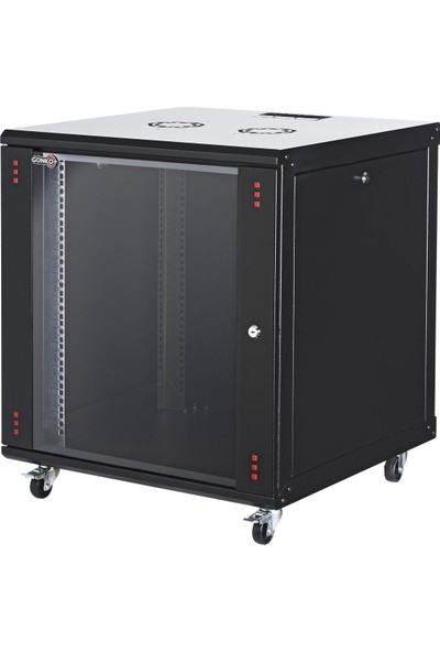 Günko Elegant Rack 19” 9u 600X600 mm Dikili Tip Rack Kabinet Günko Elegant Rack 19” 9u 600X600 mm Dikili Tip Rack Kabinet