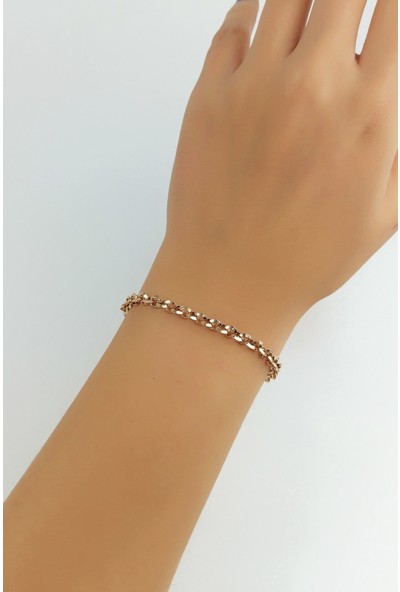 ÇLK Accessories Çelik Geçmeli Halkalı Bileklik