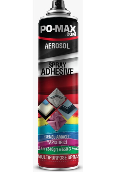 Pomax Çok Amaçlı Spray Yapıştırcı Pomax Çok Amaçlı Spray Yapıştırcı